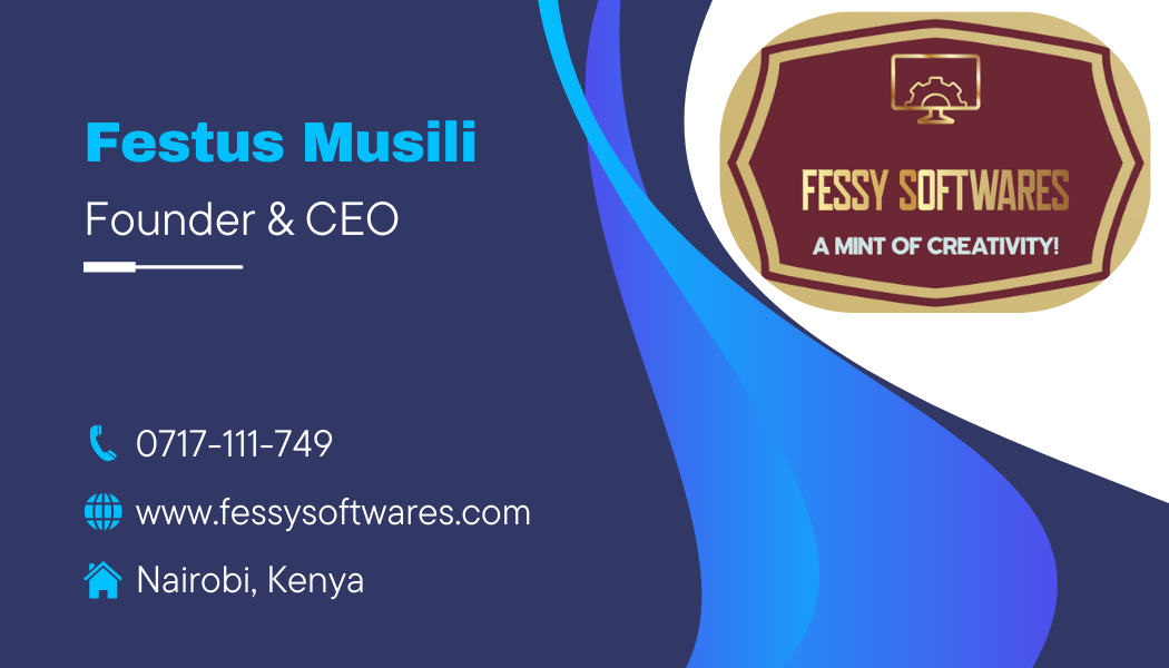 CEO | Festus Musili - Fessy Softwares